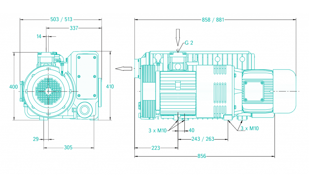 R5 RA 0160 D Vakuumpumpe – Ehrler und Beck