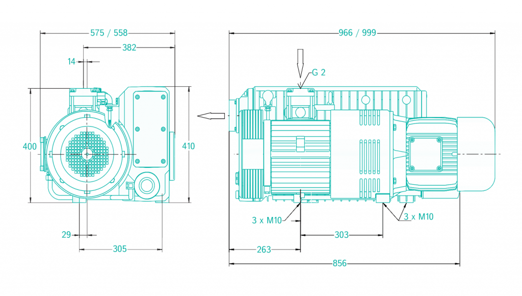 R5 RA 0250 D Vakuumpumpe – Ehrler und Beck