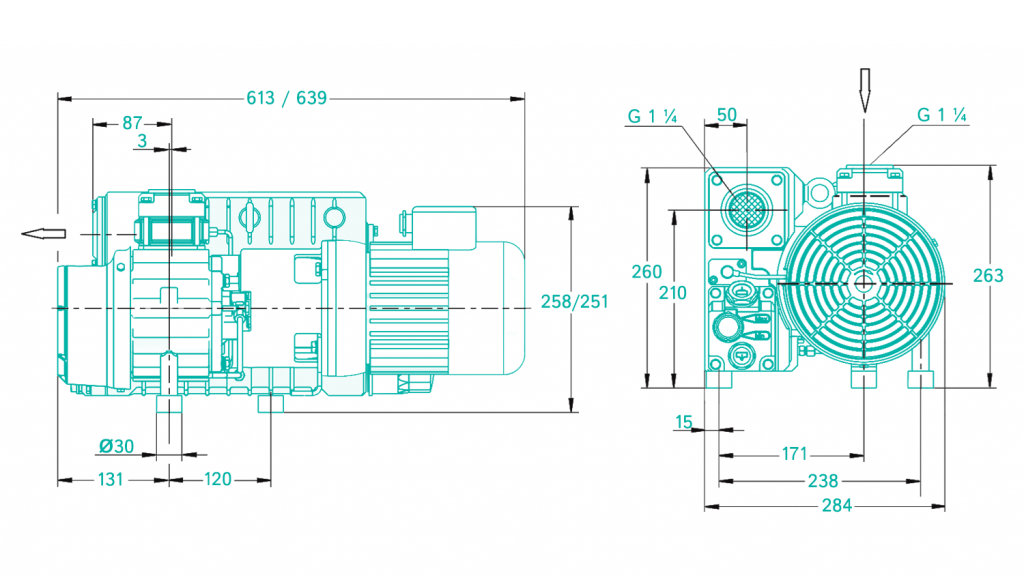 BUSCH rotary vane vacuum pump R5 RA 0040 F - Ehrler & Beck