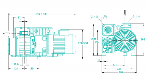 BUSCH rotary vane vacuum pump R5 RA 0040 F - Ehrler & Beck